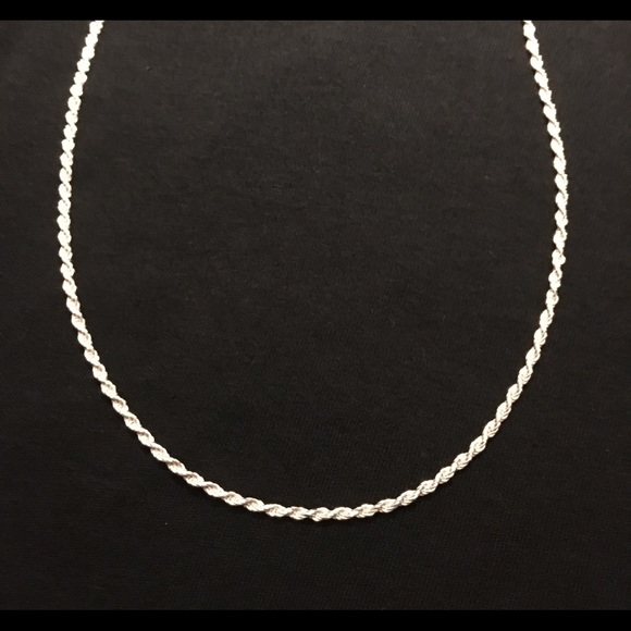 Accessories | Solid Silver Rope Chain 24in 2mm 925 Italy | Poshmark